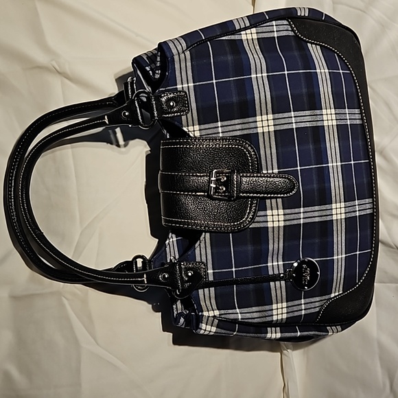 Chaps | Bags | Chaps Ralph Lauren Blue Plaid Purse | Poshmark